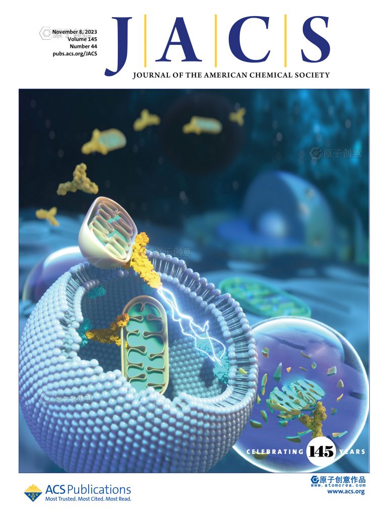Jacs封面中稿 -加州大学 - 原子创意科研绘图-长沙原子创意信息科技有限公司