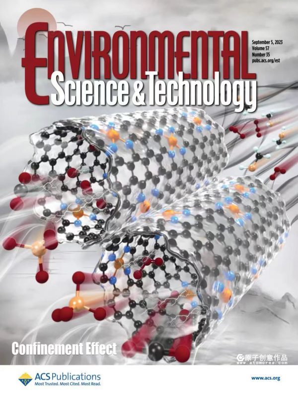 Environmental Science & Technology封面中稿-中山大学 - 原子创意科研绘图-长沙原子创意信息科技有限公司